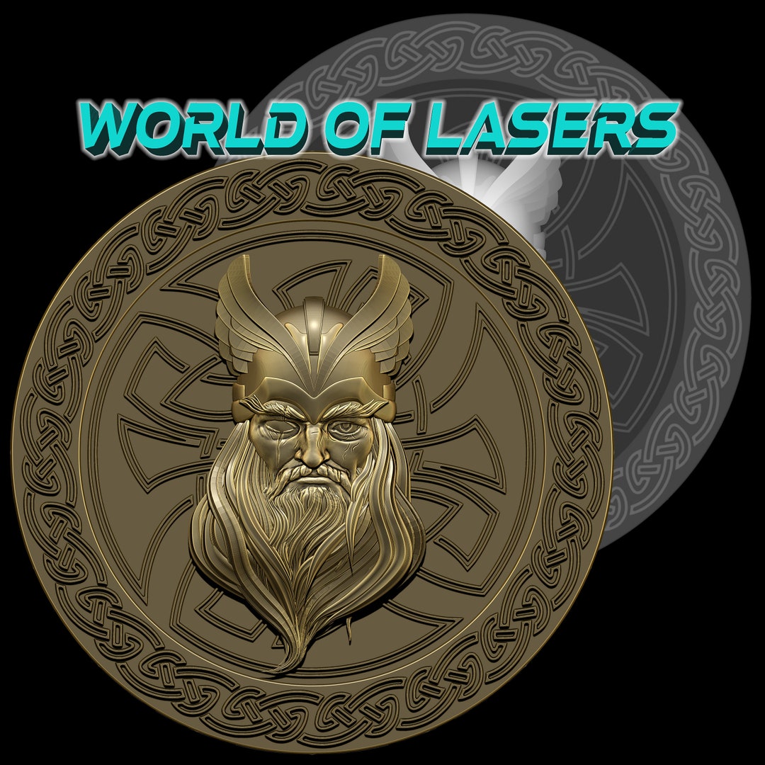 3D Model Stl and Grayscale for Laser and CNC Milling Machines - Odin V1 ...