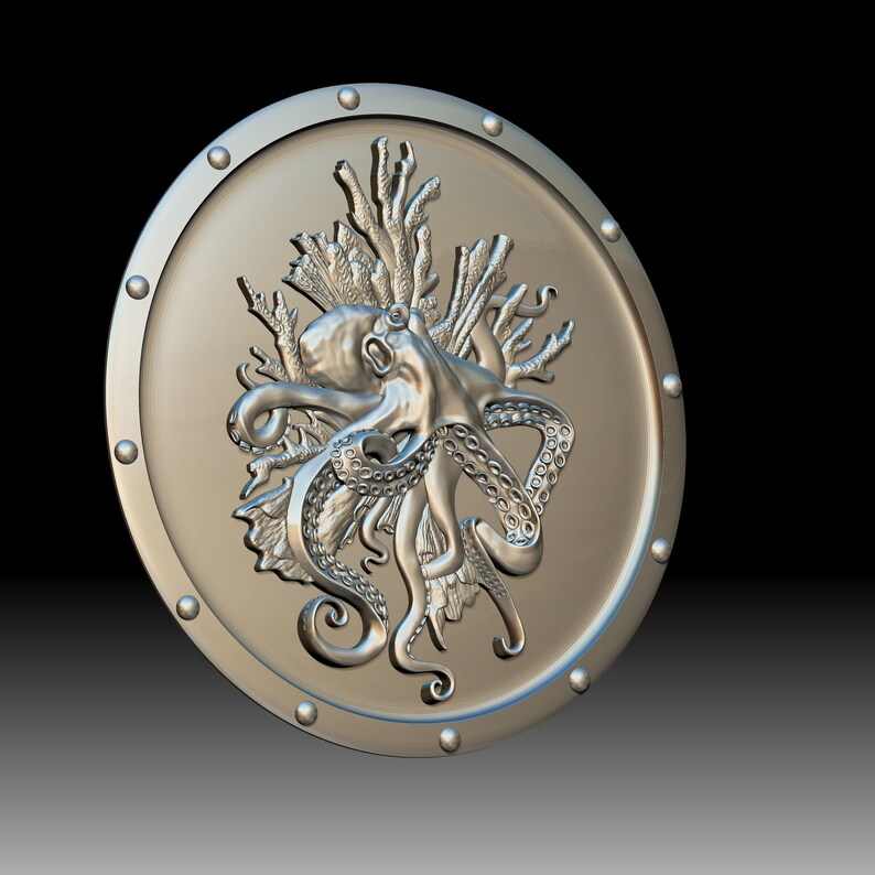 3D Model Stl and Grayscale for Laser and CNC Milling Machines - Octopus ...