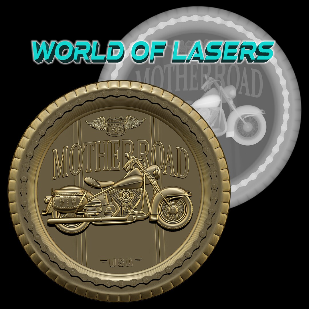 3D Model Stl and Grayscale for Laser and CNC Milling Machines - Bike - Etsy