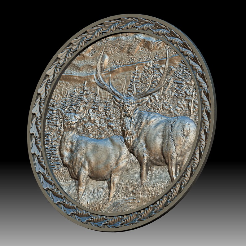 3D Model Stl and Grayscale for Laser and CNC Milling Machines - Deers ...