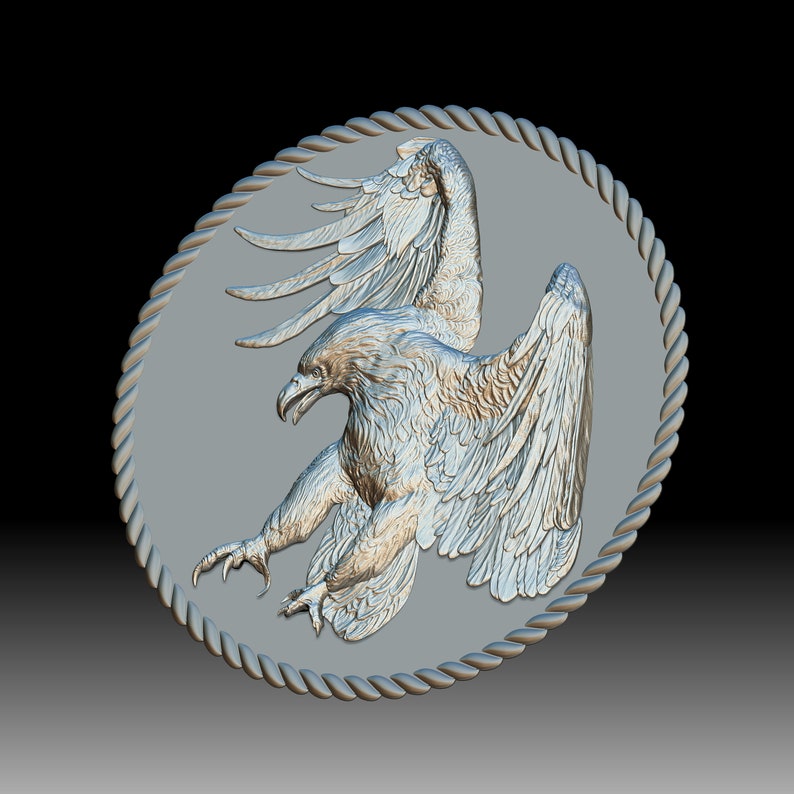 3D Model Stl and Grayscale for Laser and CNC Milling Machines - Eagle ...