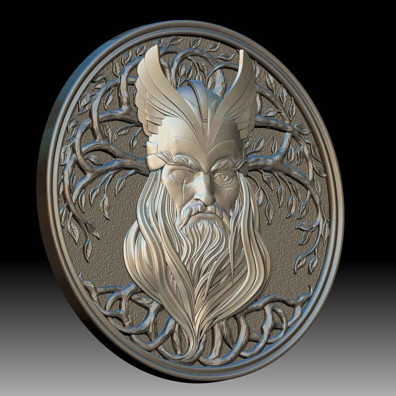 3D Model Stl and Grayscale for Laser and CNC Milling Machines - Odin V2 ...