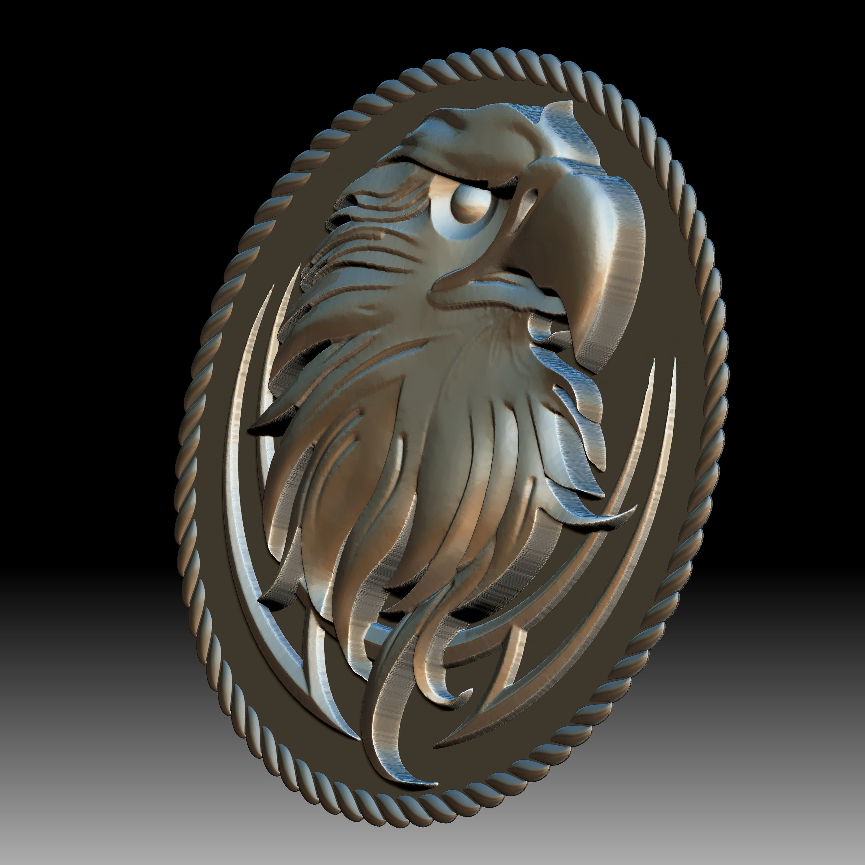 3D Model Stl and Grayscale for Laser and CNC Milling Machines - Head ...