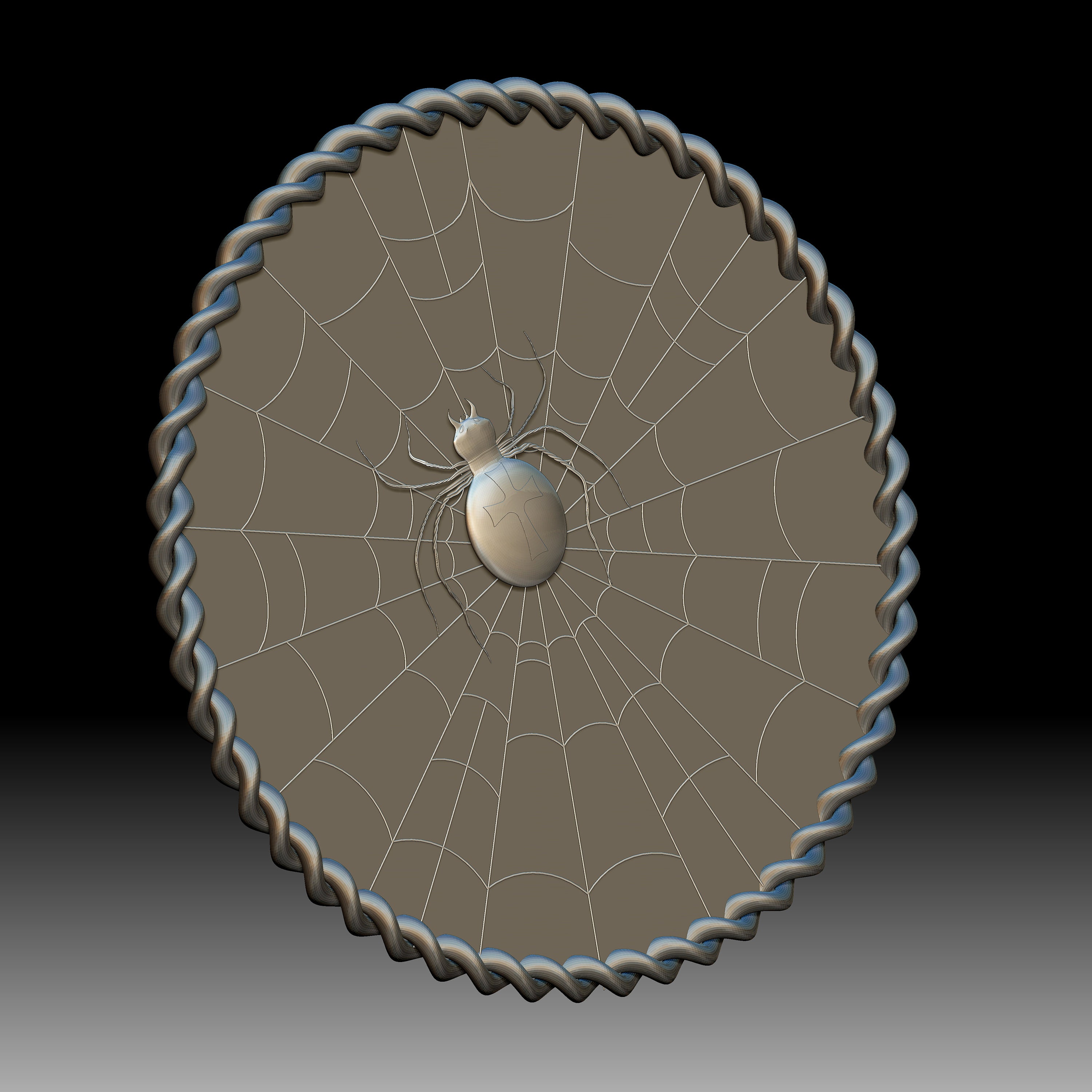 3D Model Stl and Grayscale for Laser and CNC Milling Machines - Spider ...