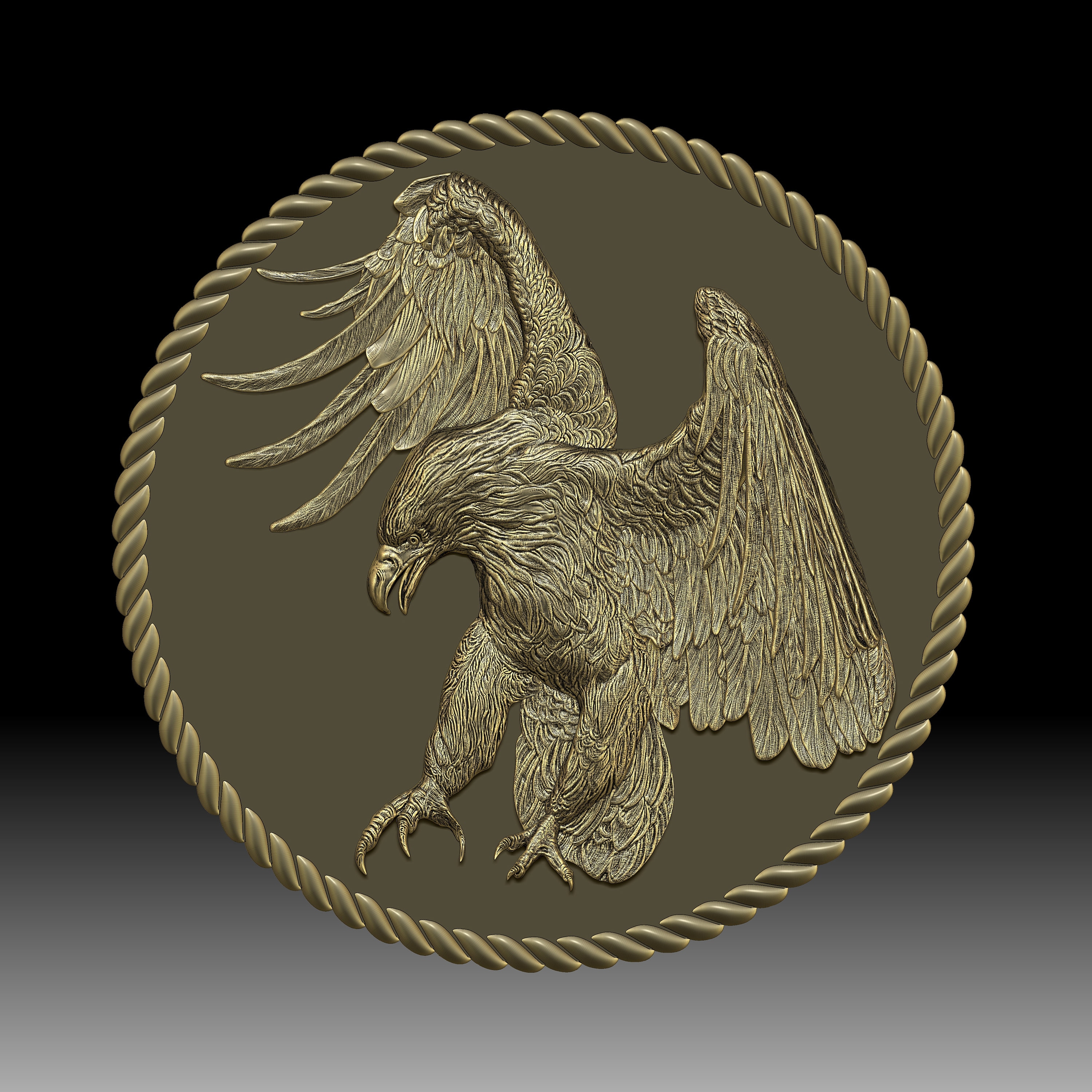 3D Model Stl and Grayscale for Laser and CNC Milling Machines - Eagle ...
