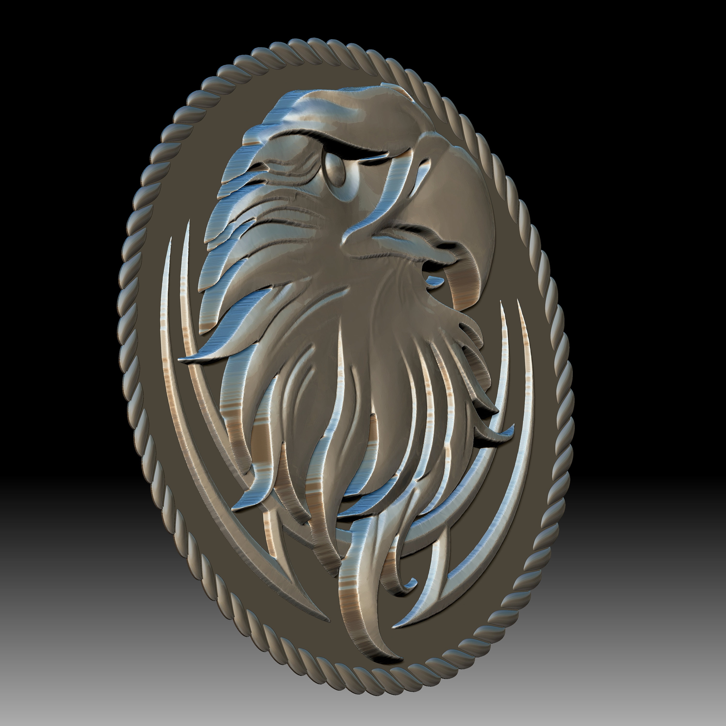 3D Model Stl and Grayscale for Laser and CNC Milling Machines - Head ...