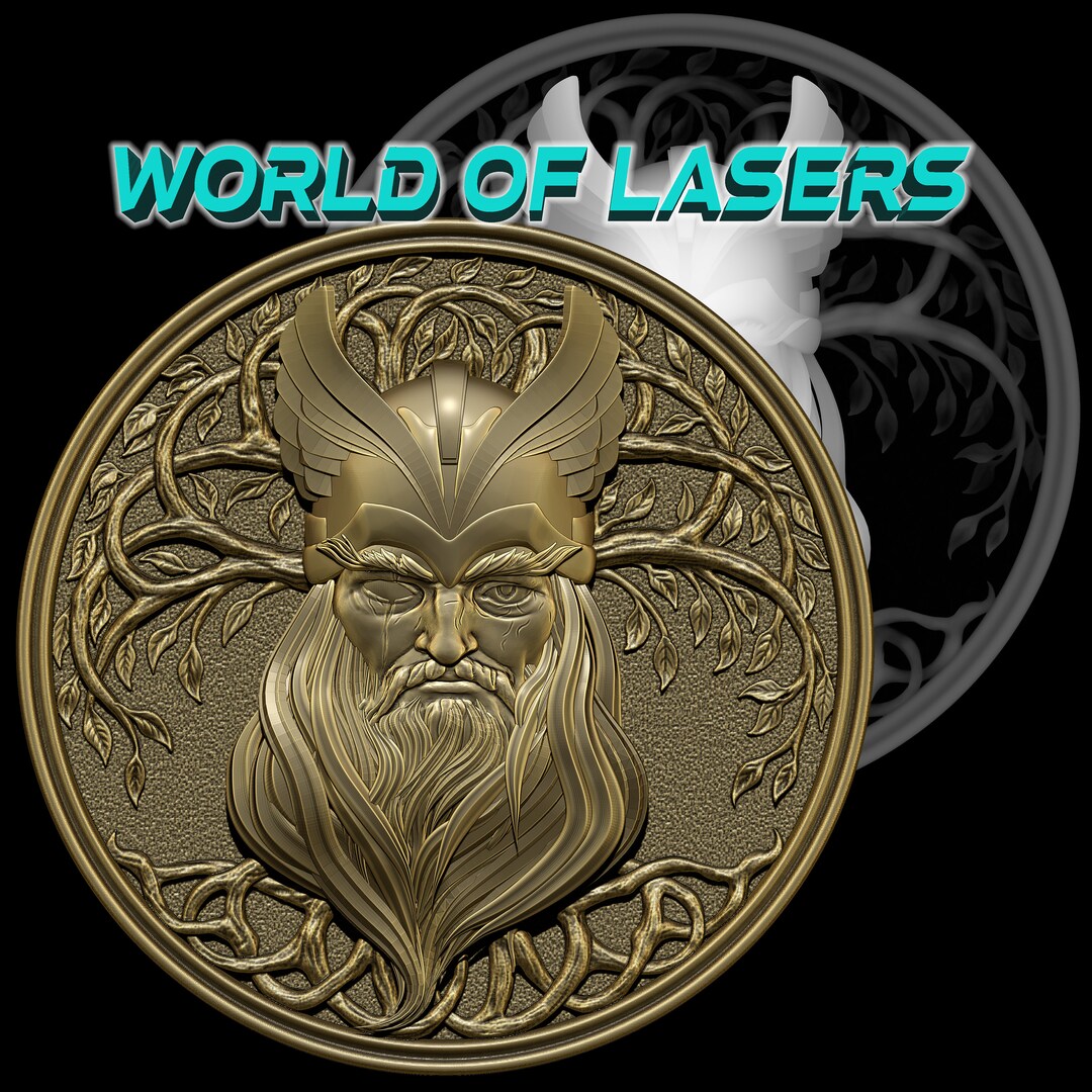 3D Model Stl and Grayscale for Laser and CNC Milling Machines - Odin V2 ...