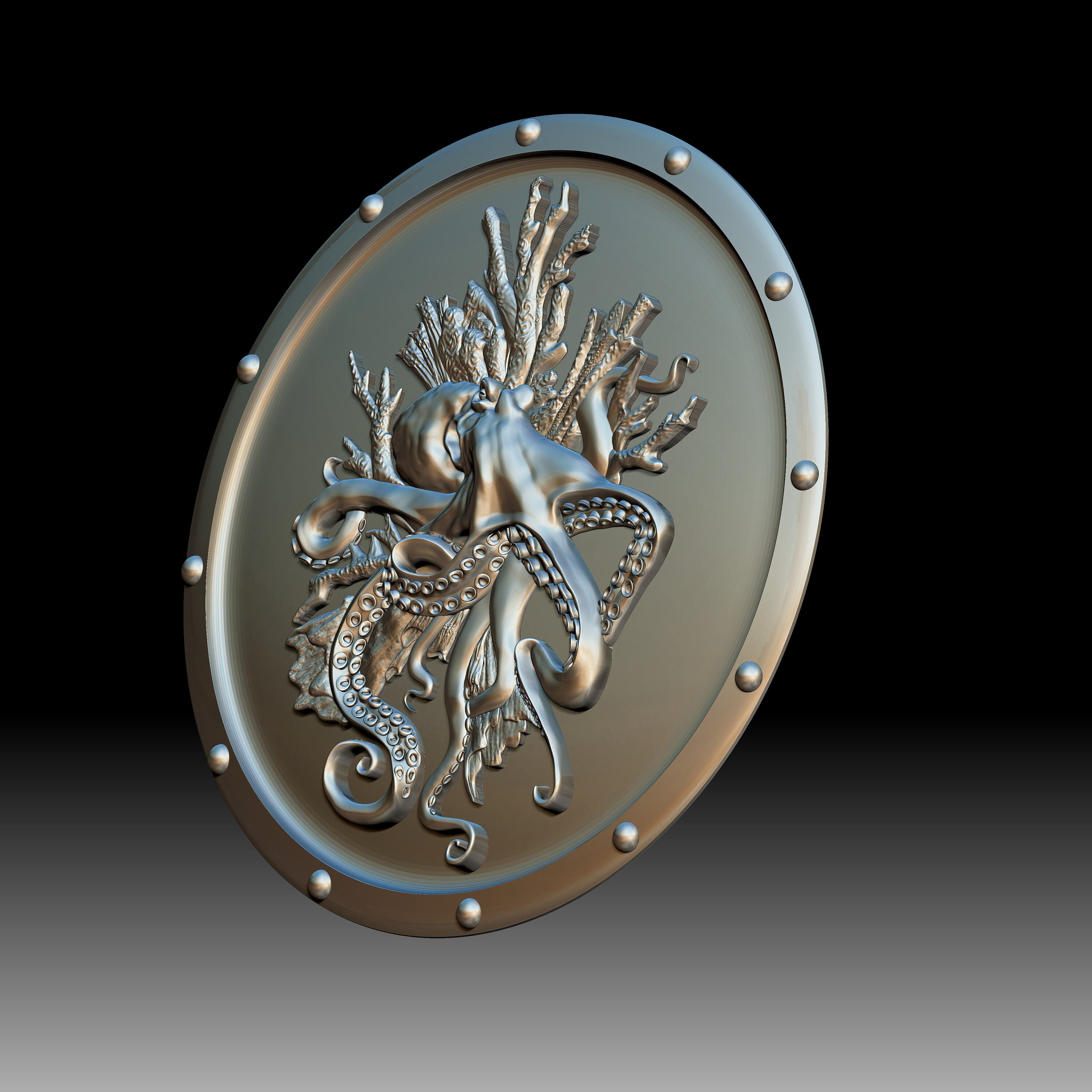 3D Model Stl and Grayscale for Laser and CNC Milling Machines - Octopus ...