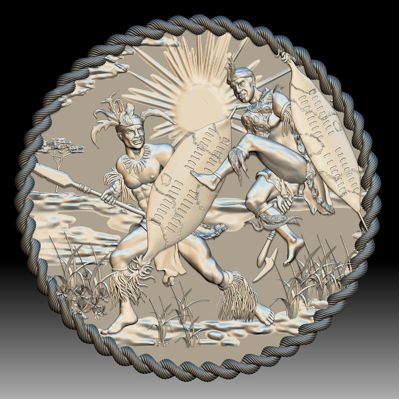 3D Model Stl and Grayscale for Laser and CNC Milling Machines - Africa ...