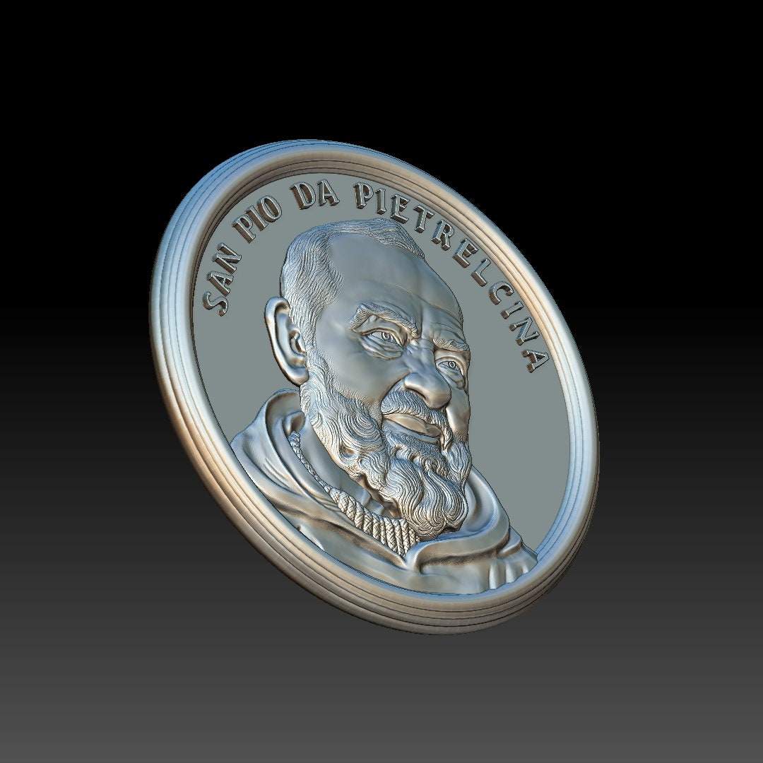 3D Model Stl and Grayscale for Laser and CNC Milling Machines - Padre ...