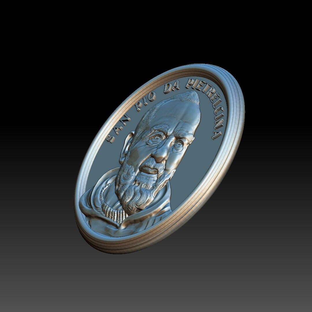 3D Model Stl and Grayscale for Laser and CNC Milling Machines - Padre ...