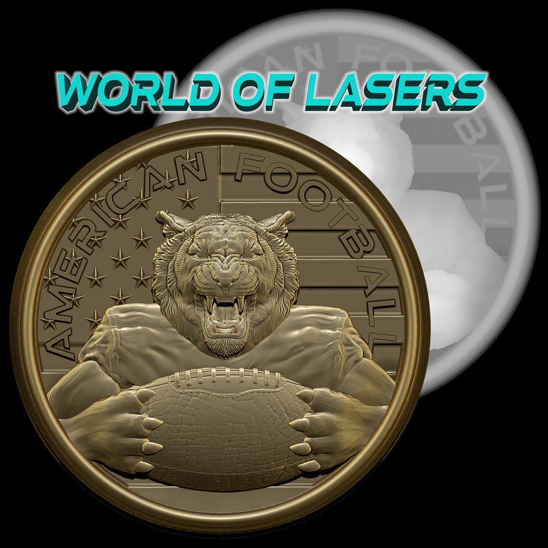 3D Model Stl and Grayscale for Laser and CNC Milling Machines - Tiger ...