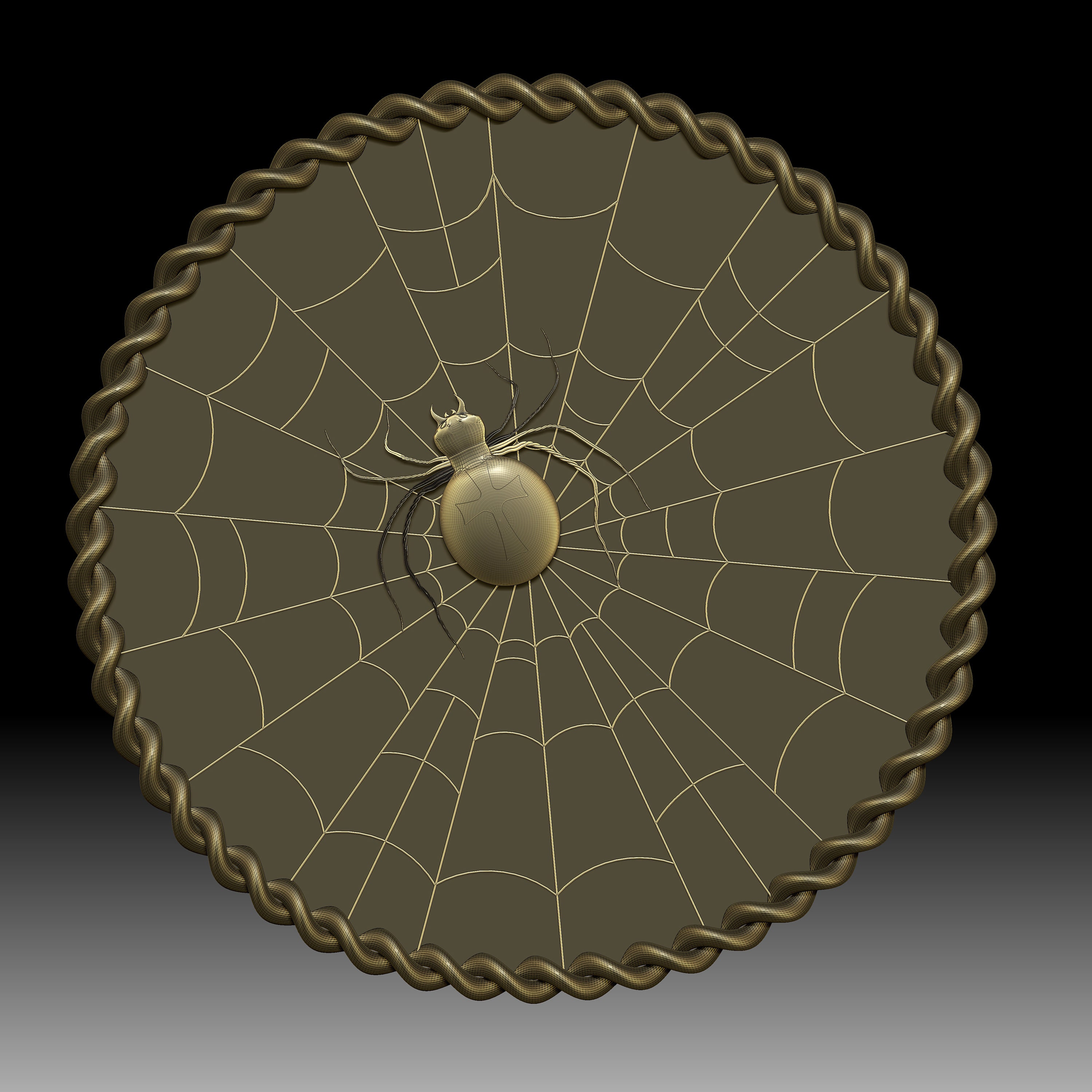 3D Model Stl and Grayscale for Laser and CNC Milling Machines - Spider ...