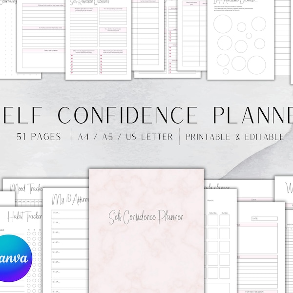 Self Confidence Tracker - Etsy