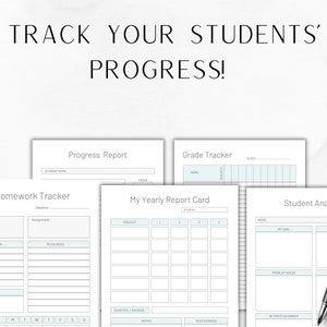 EDITABLE Canva Teacher Planner PDF Lesson Planner Class Schedule ...