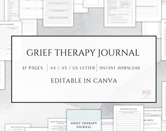 Grief Journal Printable | Bereavement Therapy | Grief and Loss | Memory ...