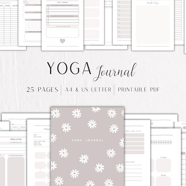 Yoga Journal - Etsy
