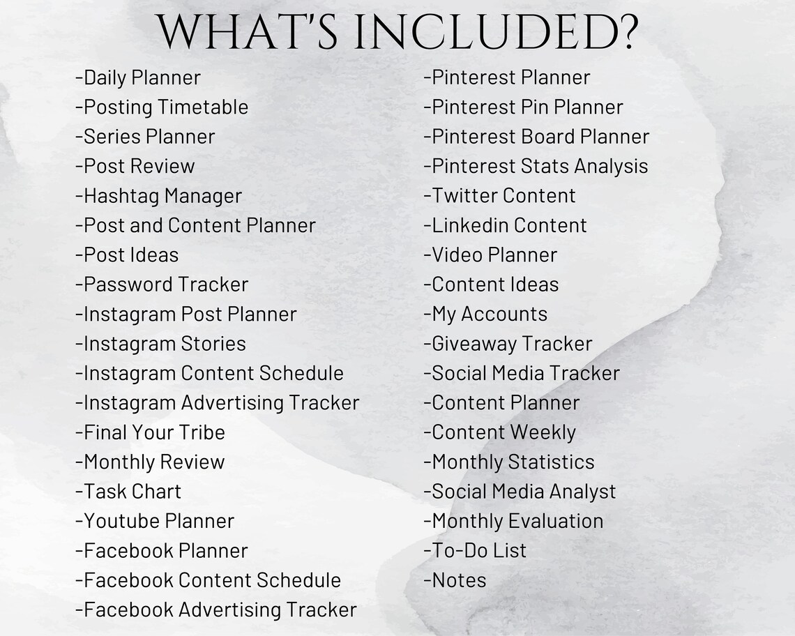 EDITABLE Social Media Planner Instagram Planner Facebook Linkedin ...