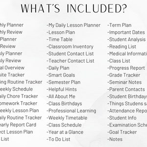 EDITABLE Canva Teacher Planner PDF Lesson Planner Class Schedule ...