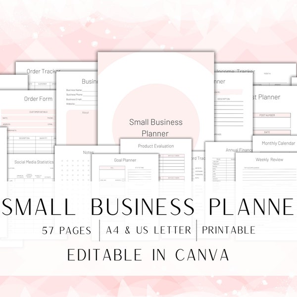 Small Business Planner - Etsy