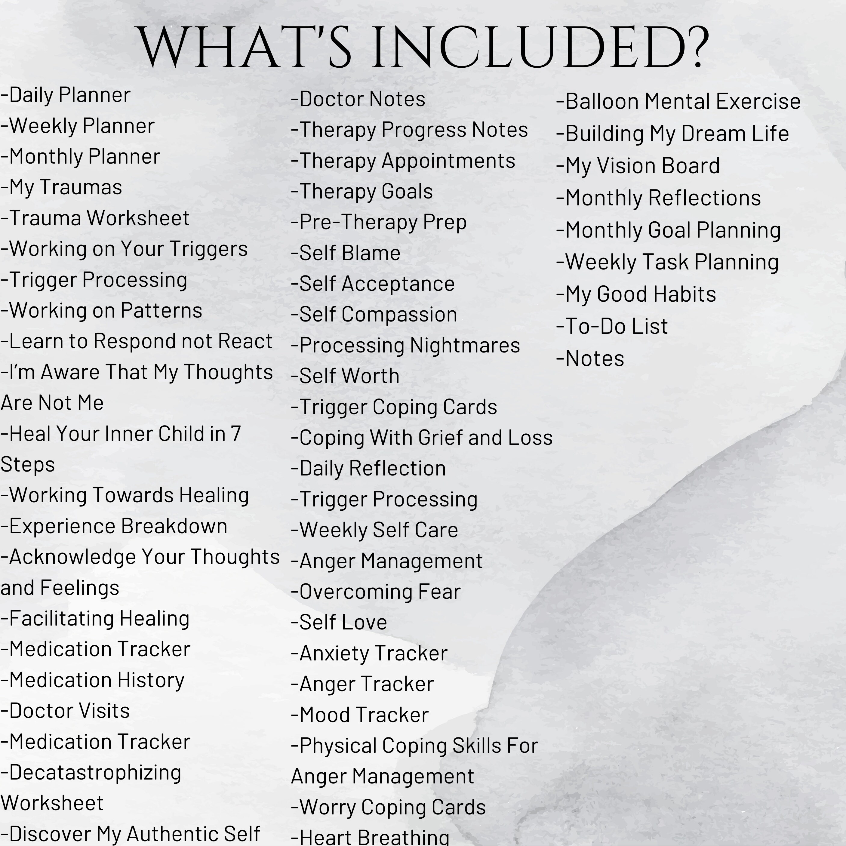 EDITABLE PTSD & Trauma Processing Worksheets Workbook Therapy Safety ...