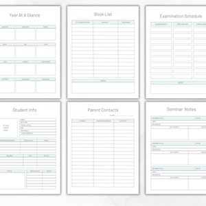 EDITABLE Canva Teacher Planner PDF Lesson Planner Class Schedule ...