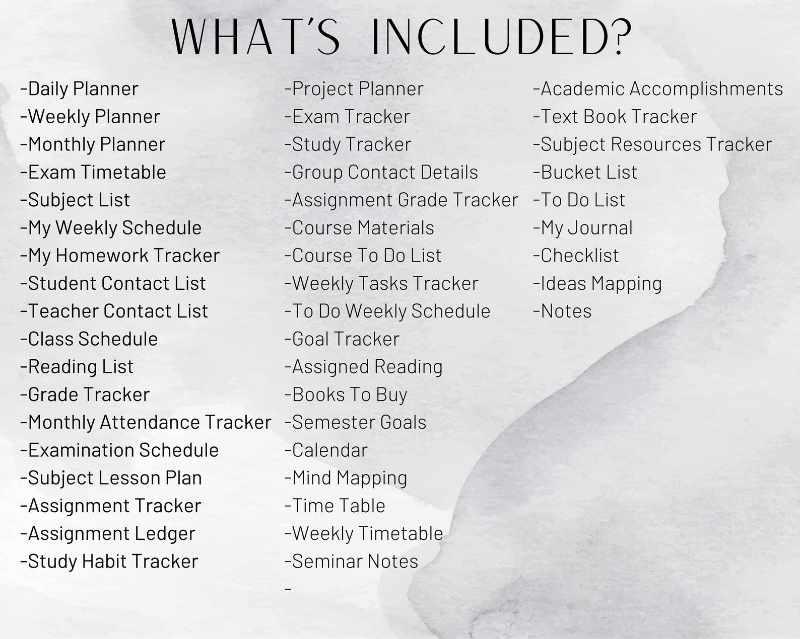 EDITABLE Student Planner Templates Study Journal Workbook Worksheets ...