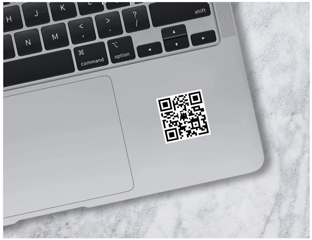 Rick Roll Sticker, QR Code, Joke Waterproof, Sticker Decal Prank ...