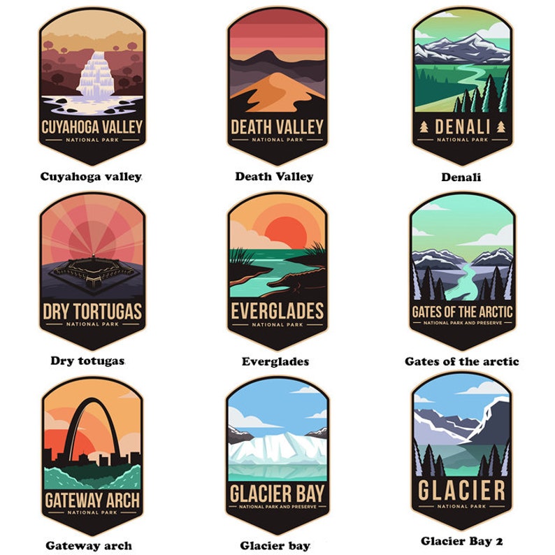 Gateway Arch National Park Badge Stickers | Laptop, Water Bottle ...