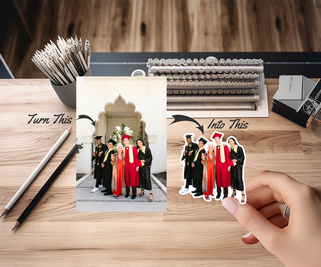 Custom Photo Sticker, Picture Stickers, Turn Your Photo Into a Sticker ...