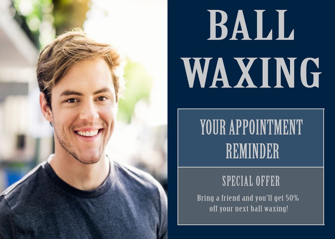 Prank Postcard | Ball Waxing Appointment Reminder | Embarrassing Prank ...