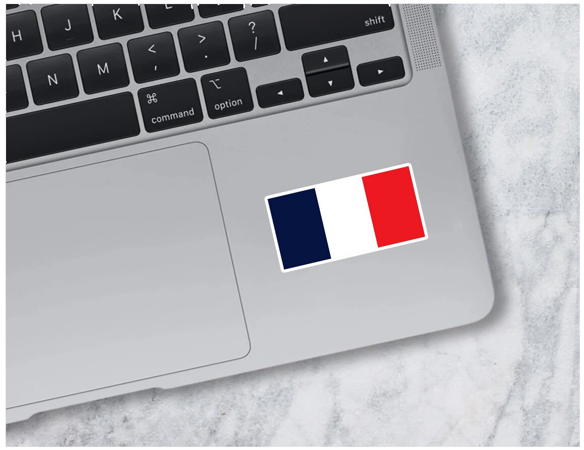 French Flag Sticker, France Flag, Car Window Decal, Bumper Sticker ...