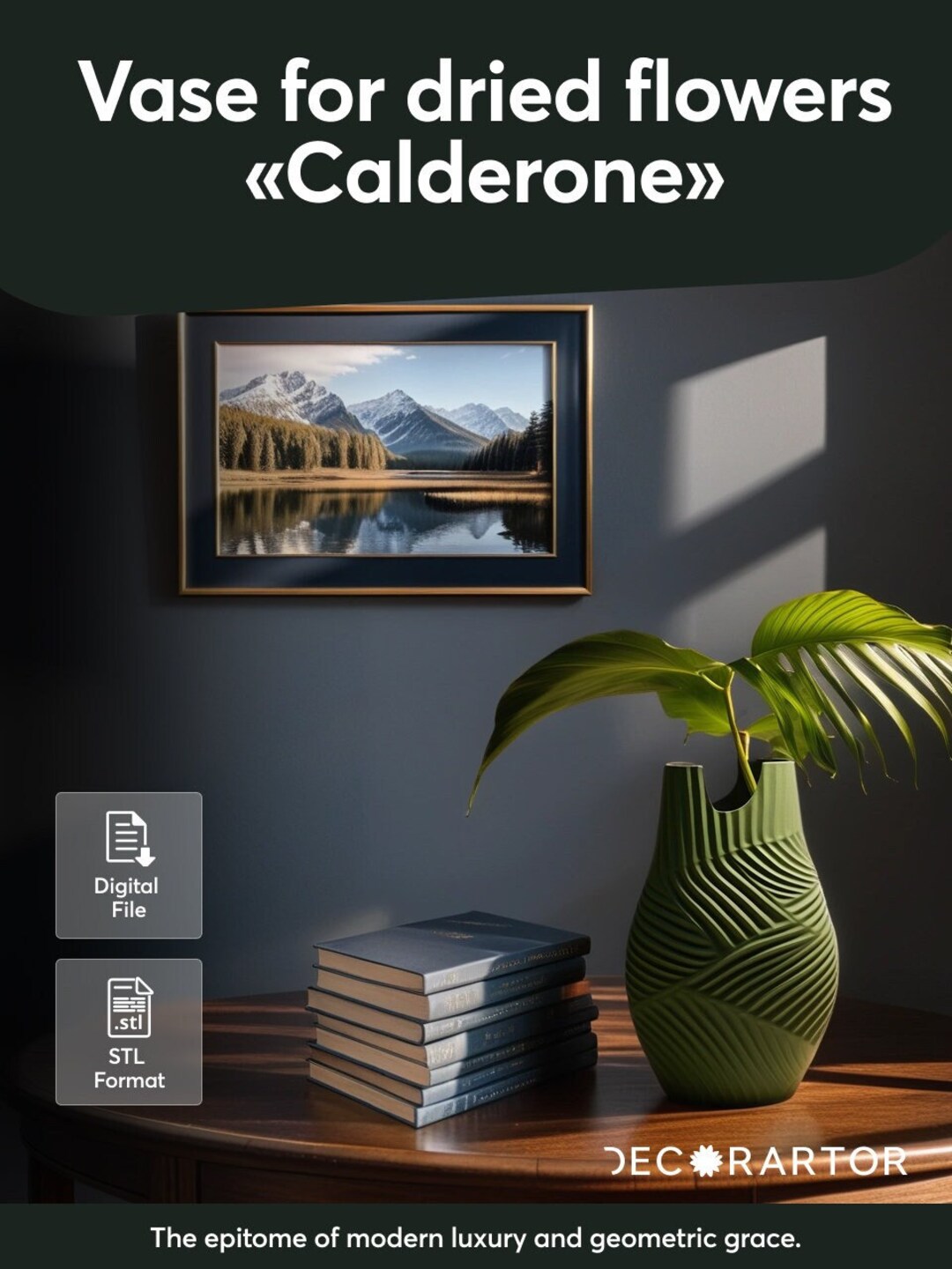 Calderone Vase – Modern Home Decor – 3D Printable Model | Digital STL ...