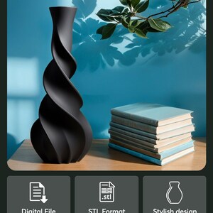 Sunrise Vase – Modern Home Decor – 3D Printable Model | Digital STL ...