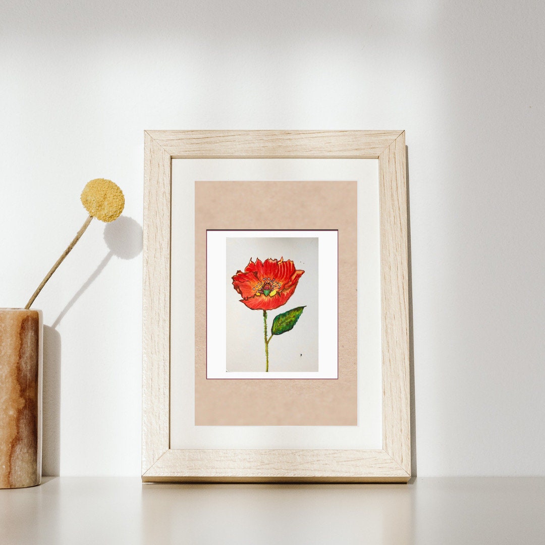 Single Flower Art - Etsy