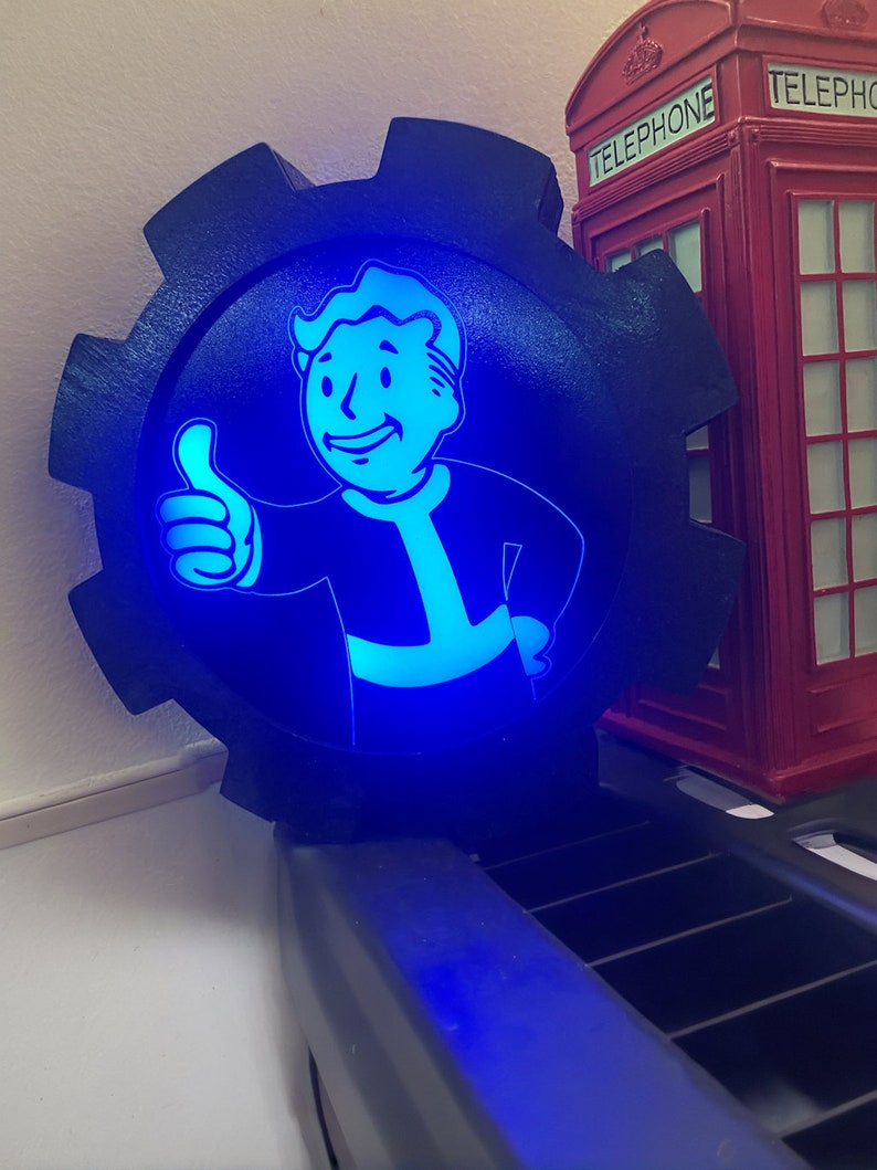Thumbs up LED Emblem Nightlight - Fan Made Post Apocalyptic Art - Etsy