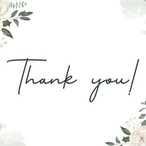 Printable Thank You Cards (4 Designs) - Etsy