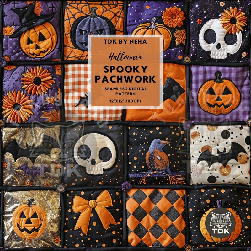 Halloween Quilting Fabric - Etsy