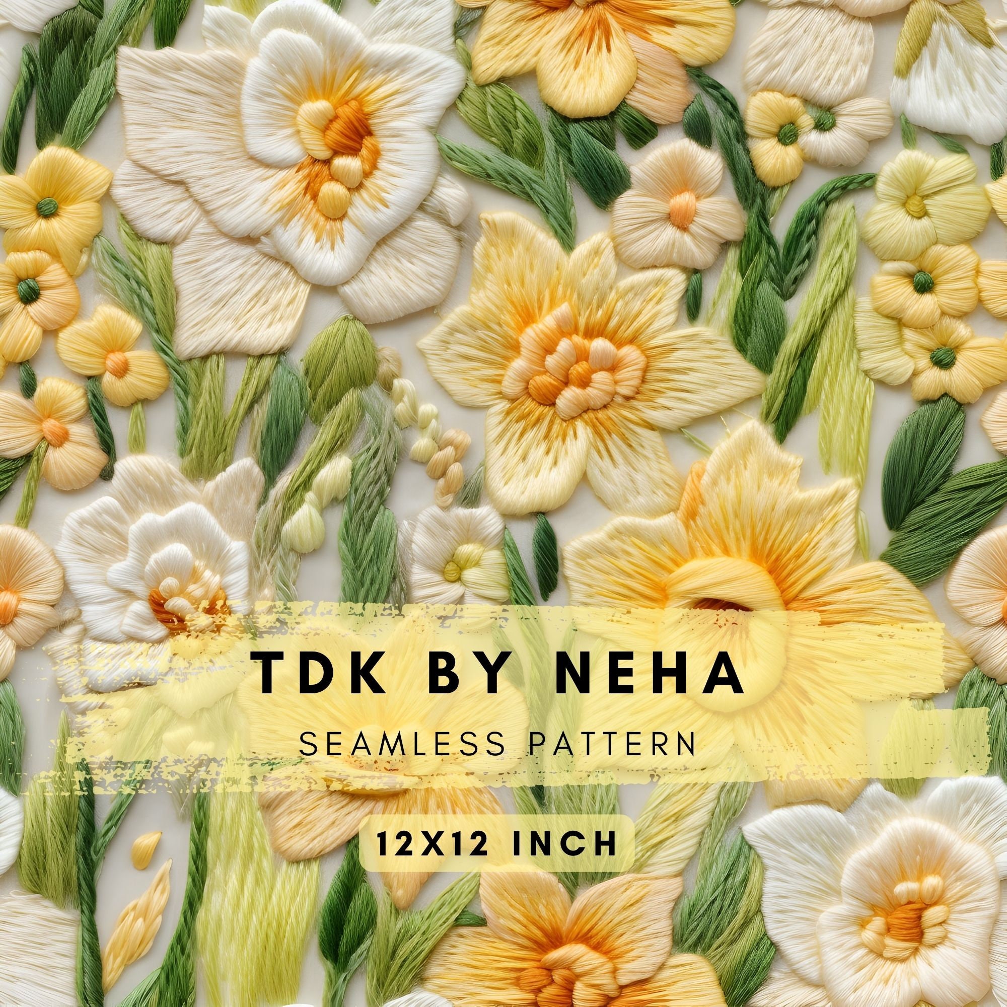 Embroidery Seamless Pattern Birth Month Embroidery Seamless - Etsy