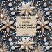 Boho Bookish Santa Seamless Pattern Reading Contemporary Digital Paper ...