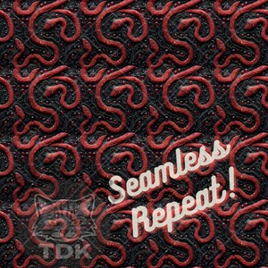 3D Snakes Seamless Digital Paper for Fabric Printing, Reputation Pop ...