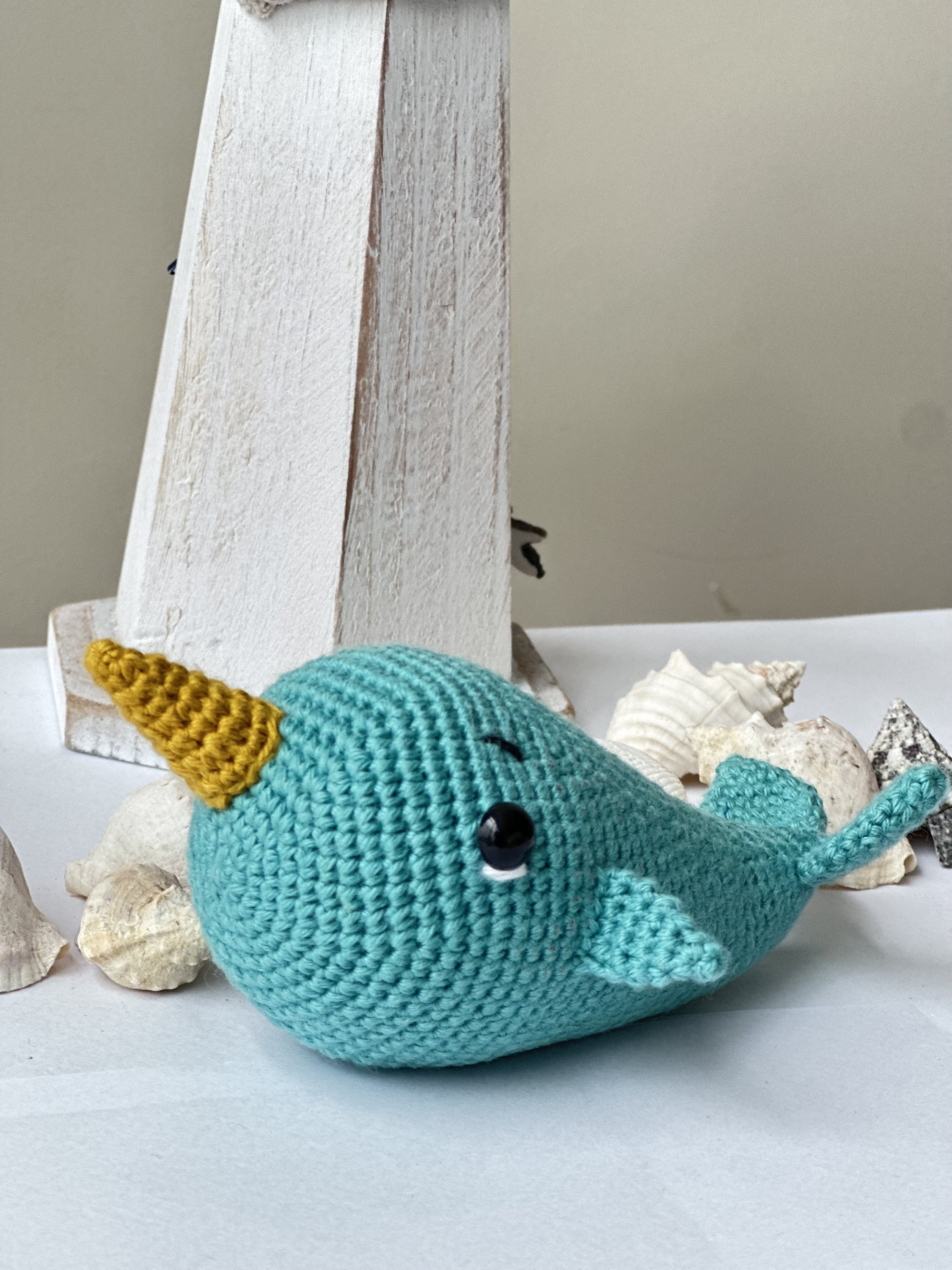 Crochet PDF Kawaii Narwhal Amigurumi (english - Spanish). Sea Animal ...