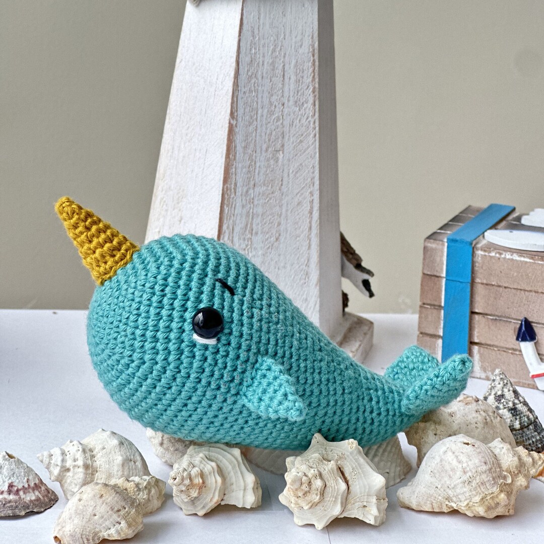 Crochet PDF Kawaii Narwhal Amigurumi (english - Spanish). Sea Animal ...