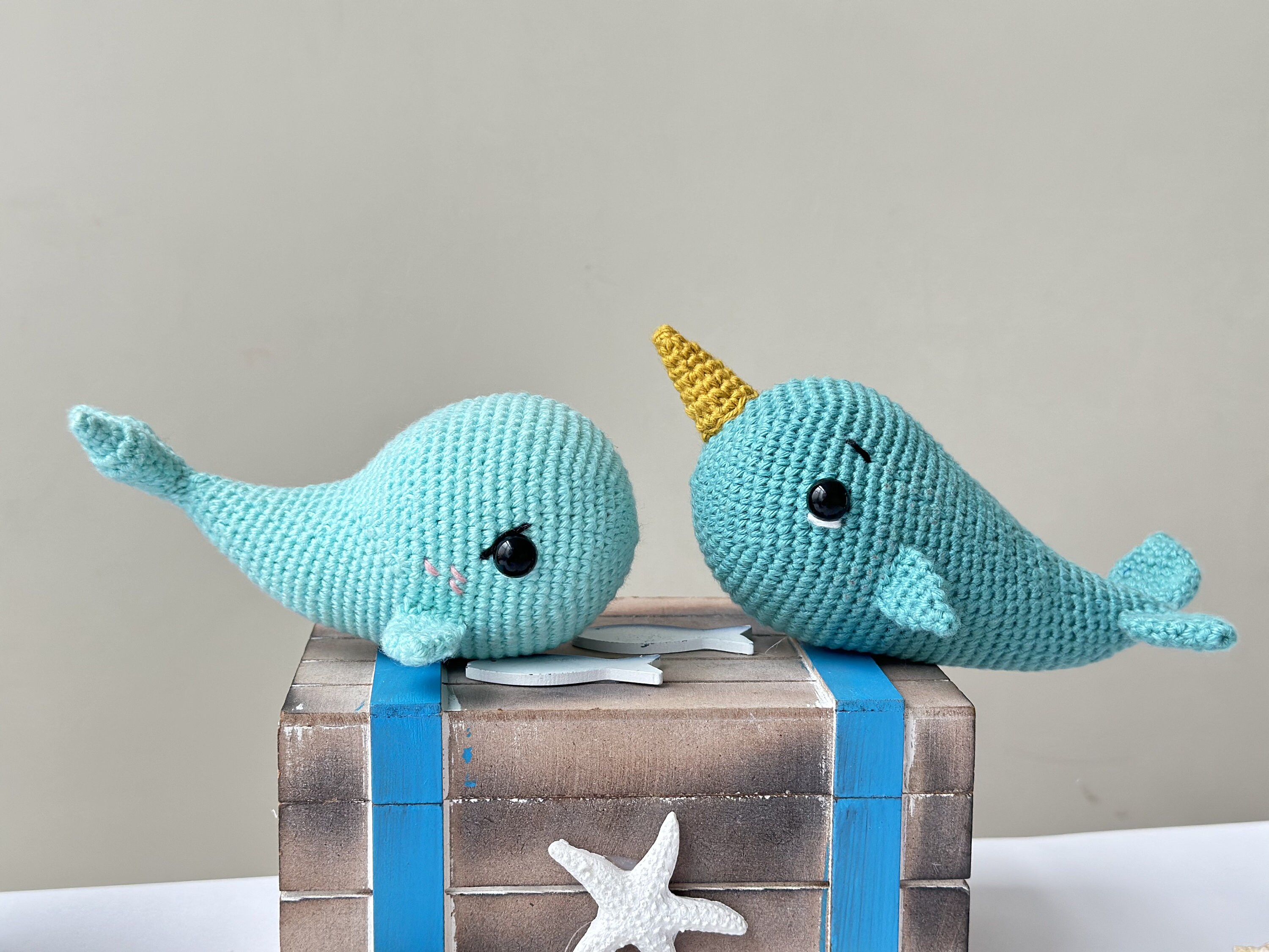 Crochet PDF Kawaii Narwhal Amigurumi (english - Spanish). Sea Animal ...