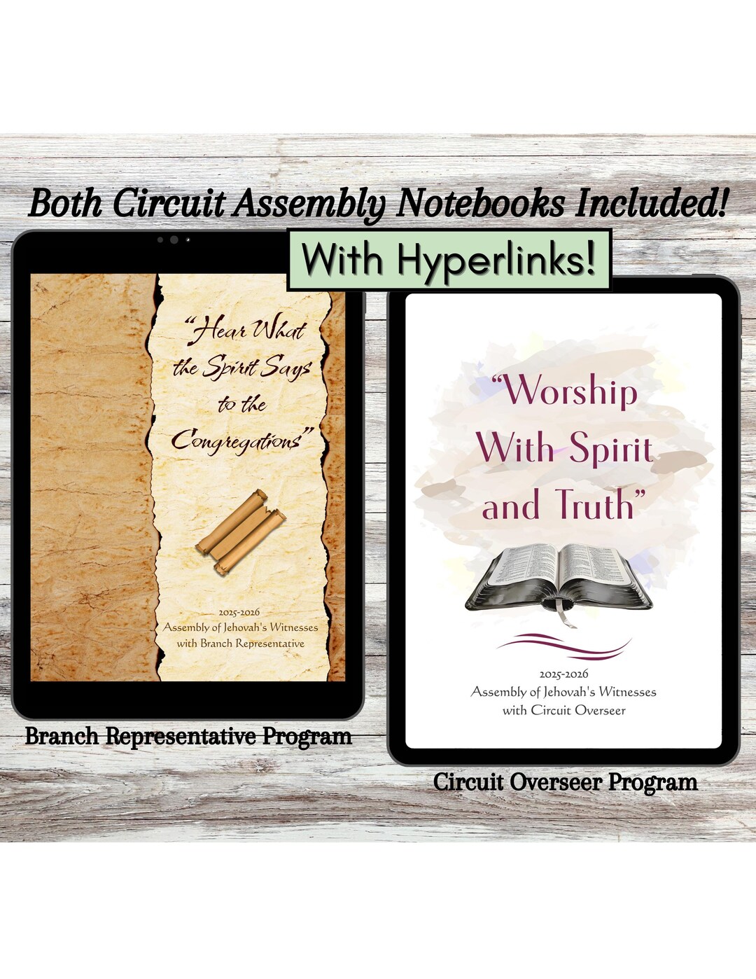 2025 2026 JW Circuit Assembly (digital PDF W/ Hyperlinks) Notebooks ...