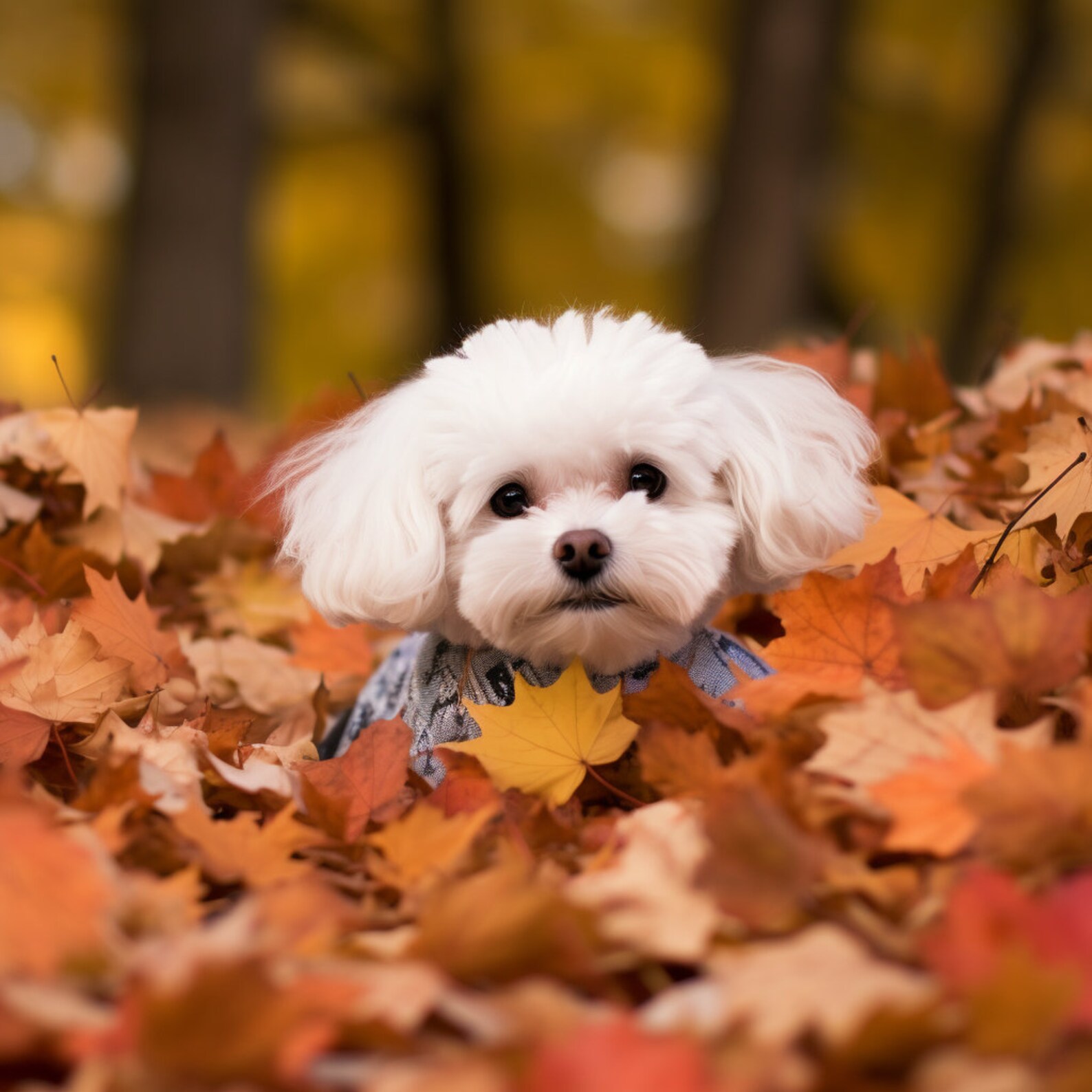 Leaf Fun Bichon Frise design & Craft Material 30 PNG Pack, Design for ...