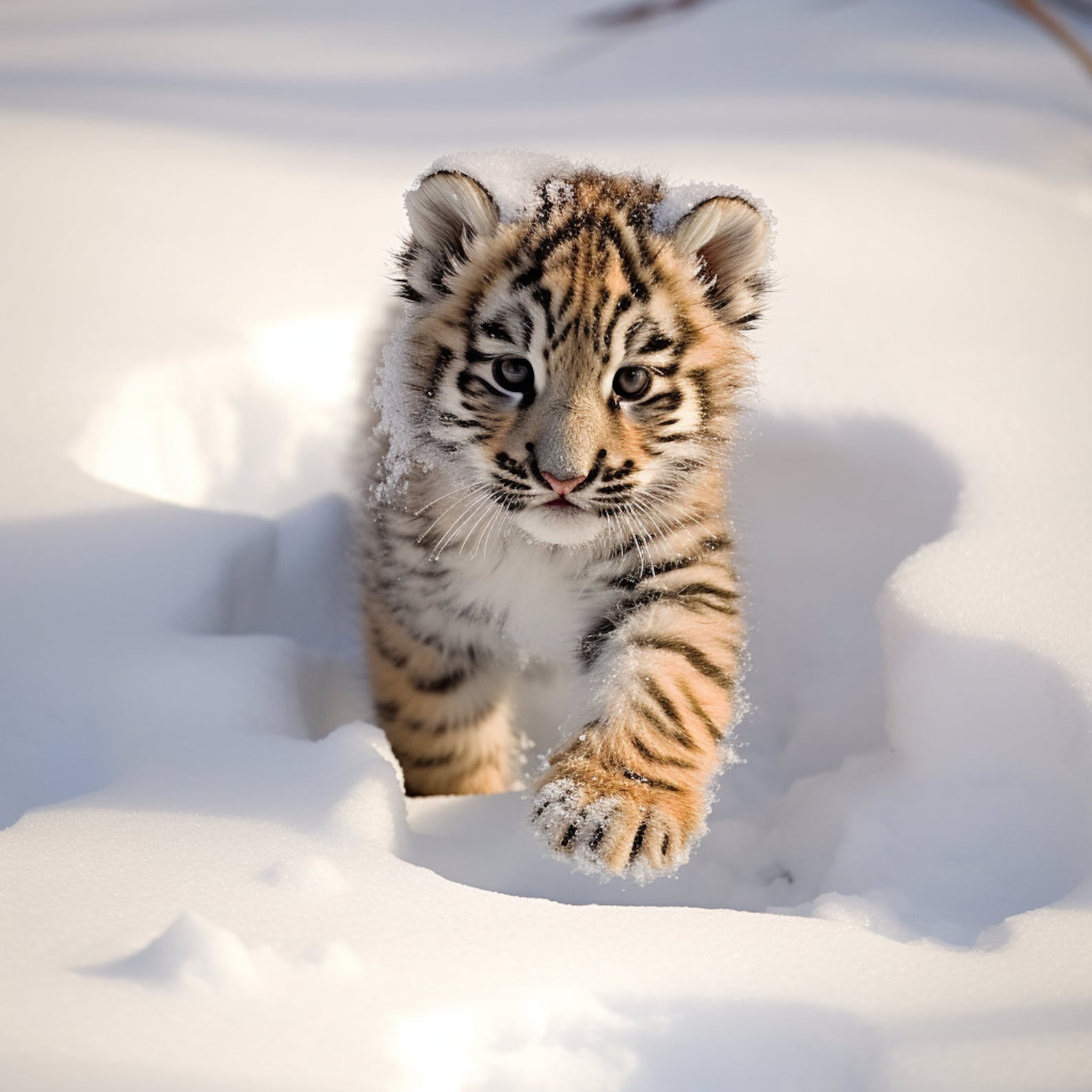 Snowy Paws, Tiger design & Craft Material 30 PNG Pack, Design for ...