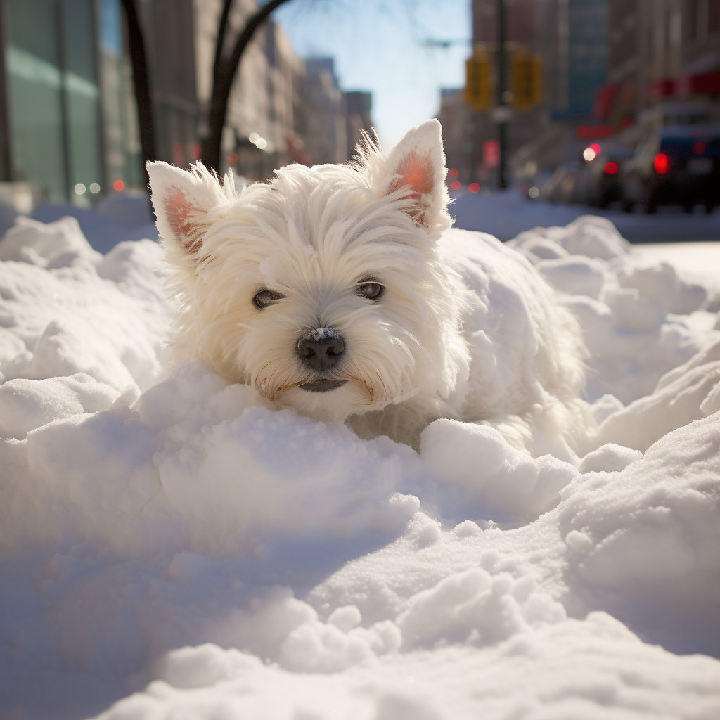 Snowy Paws, Westie design & Craft Material 30 PNG Pack, Design for ...