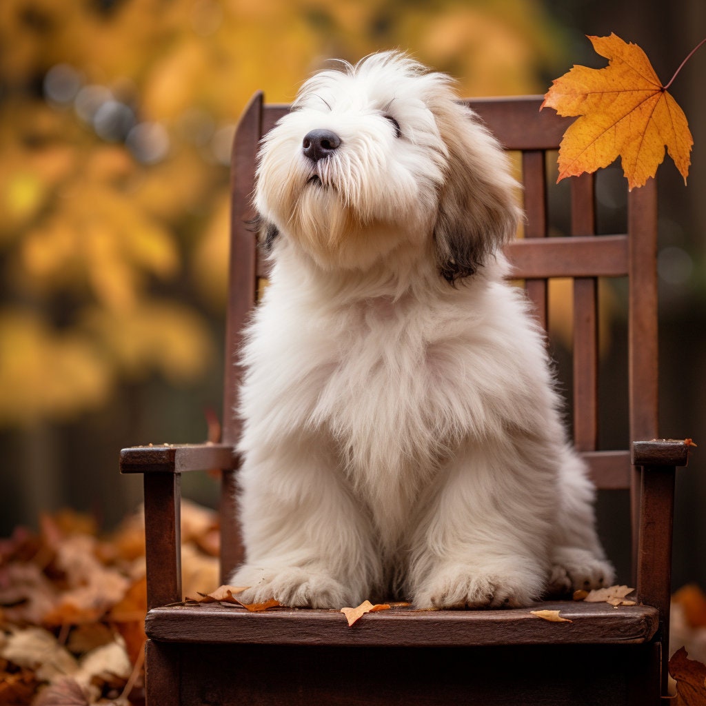 Leaf Fun Old English Sheepdog design & Craft Material 30 PNG Pack ...