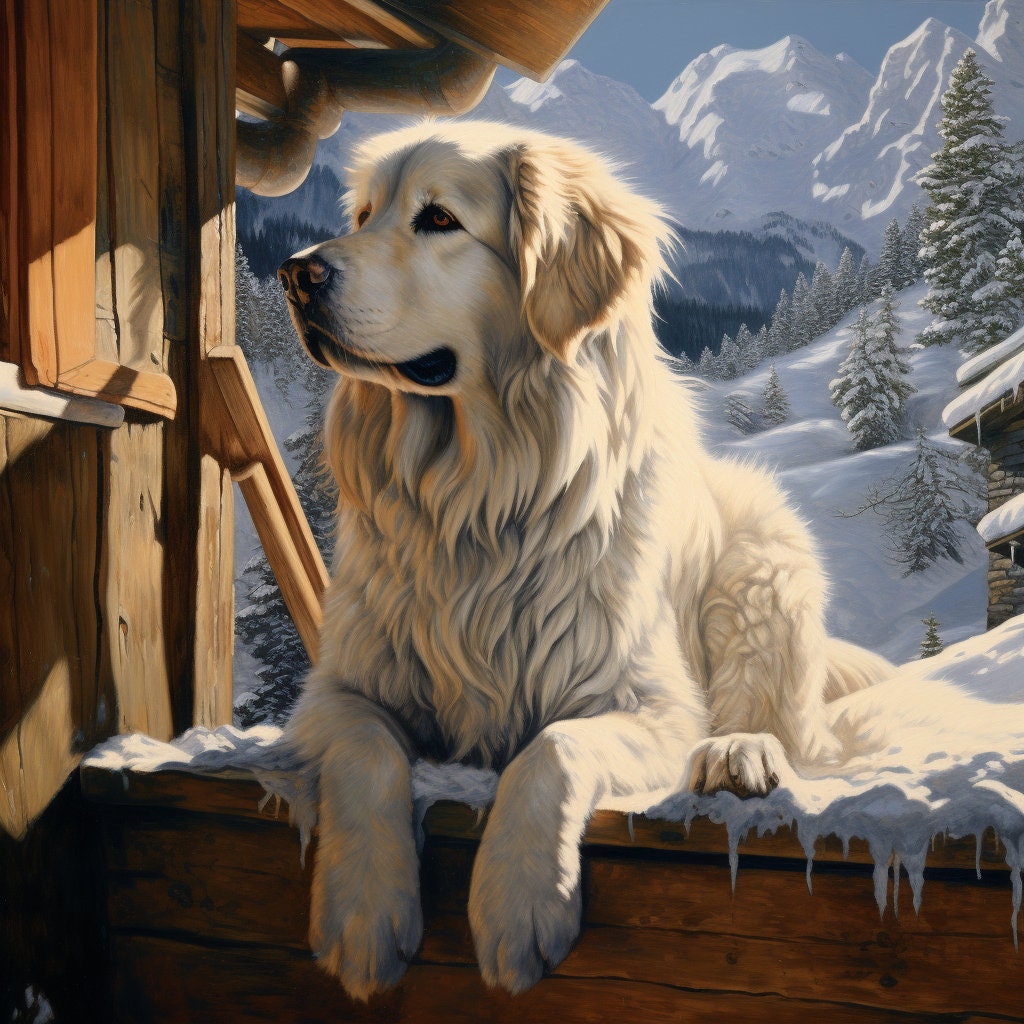 Snowy Paws, Great Pyrenees design & Craft Material 30 PNG Pack, Design ...